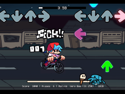 FNF Bike Run - Online spelen